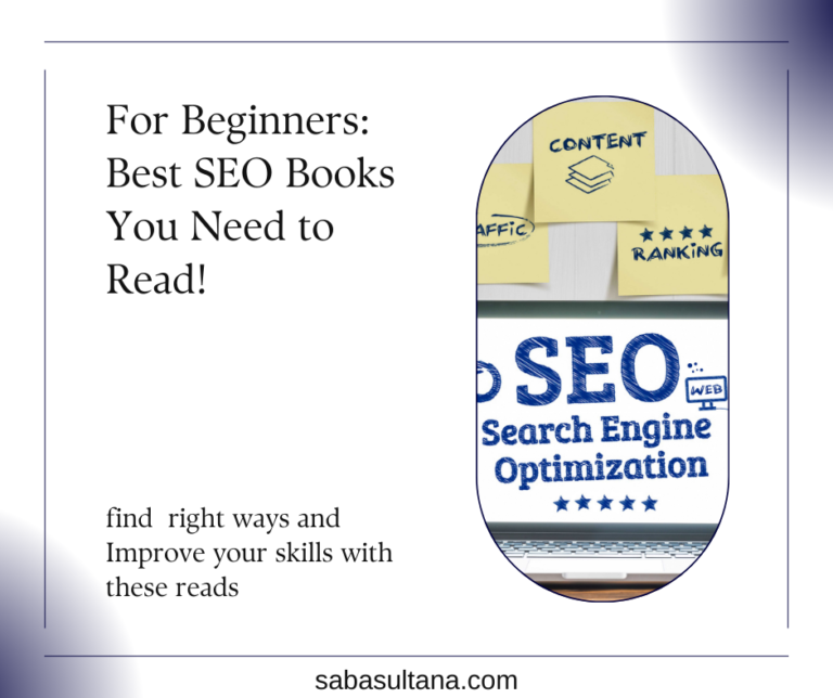 8 Best SEO Books For Beginners (2024) - Saba Sultana